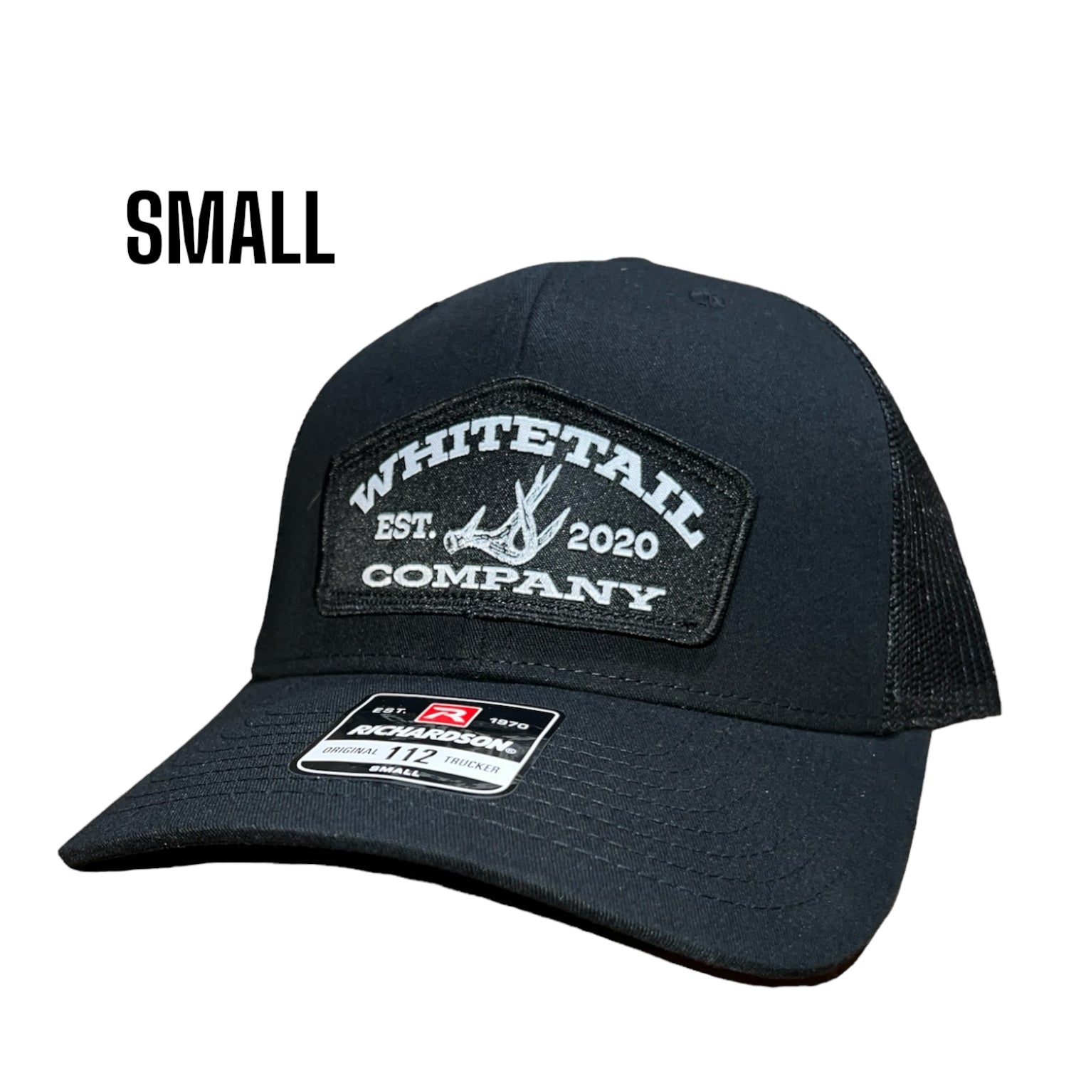Whitetail Co. Shed Hat Small Richardson 112 Black/Black – Whitetail Company