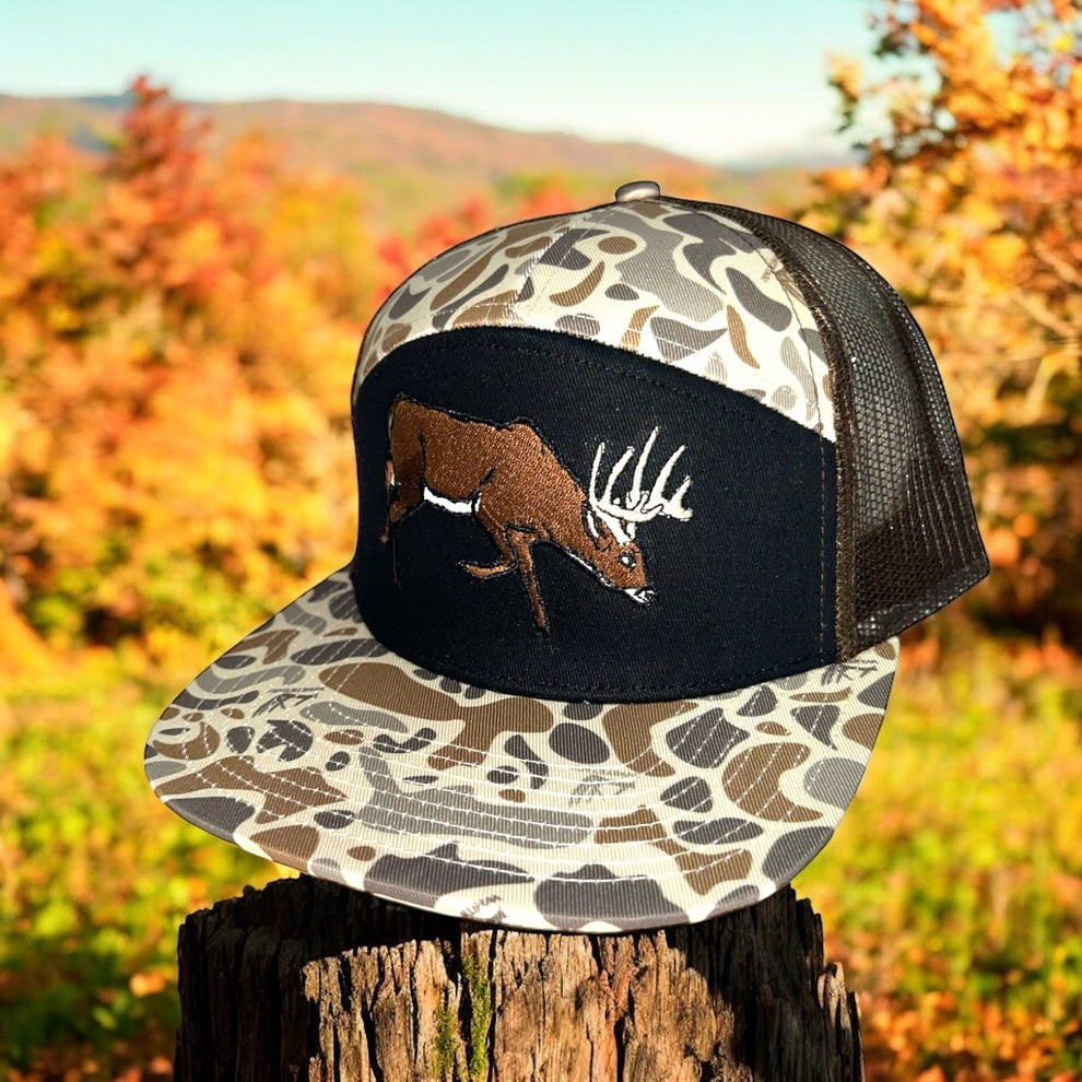Whitetail Co. Ruttin Buck Old Camo 7 Panel – Whitetail Company